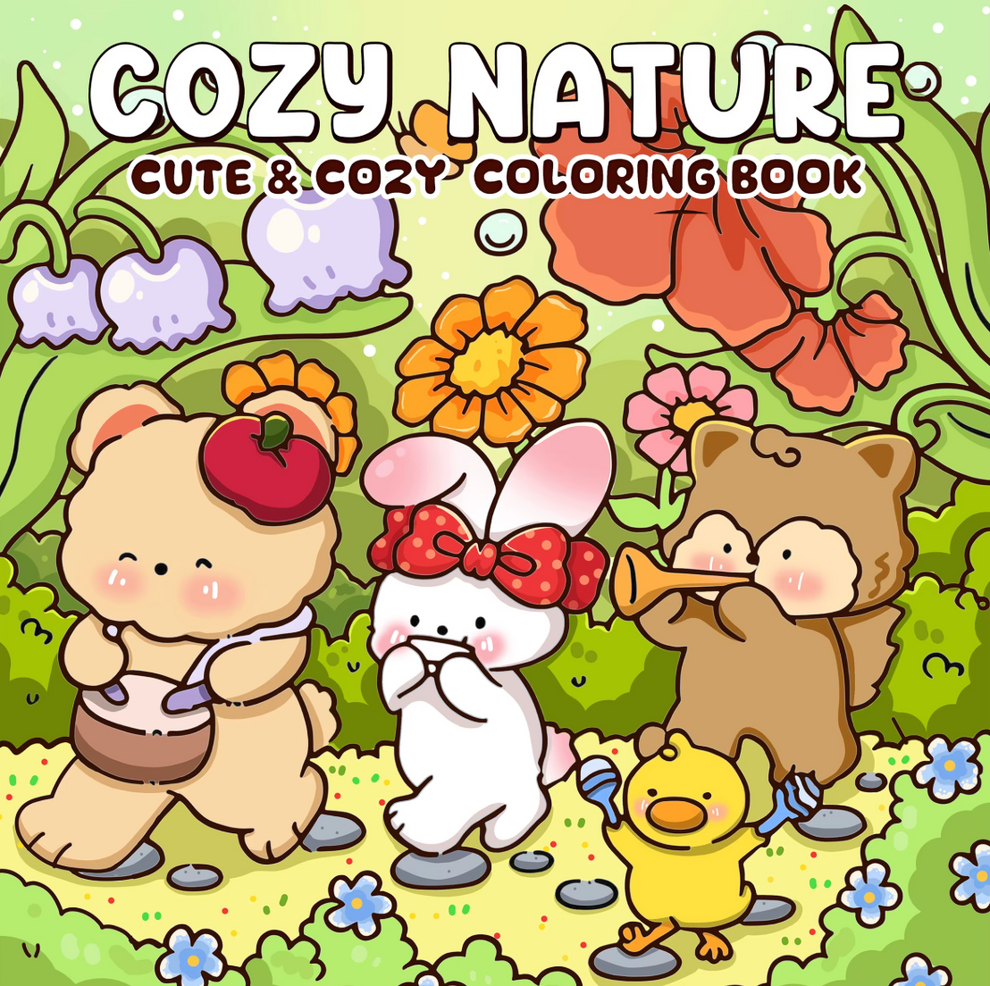 Cuaderno de colorear Cosy Nature – La Papelería Mágica