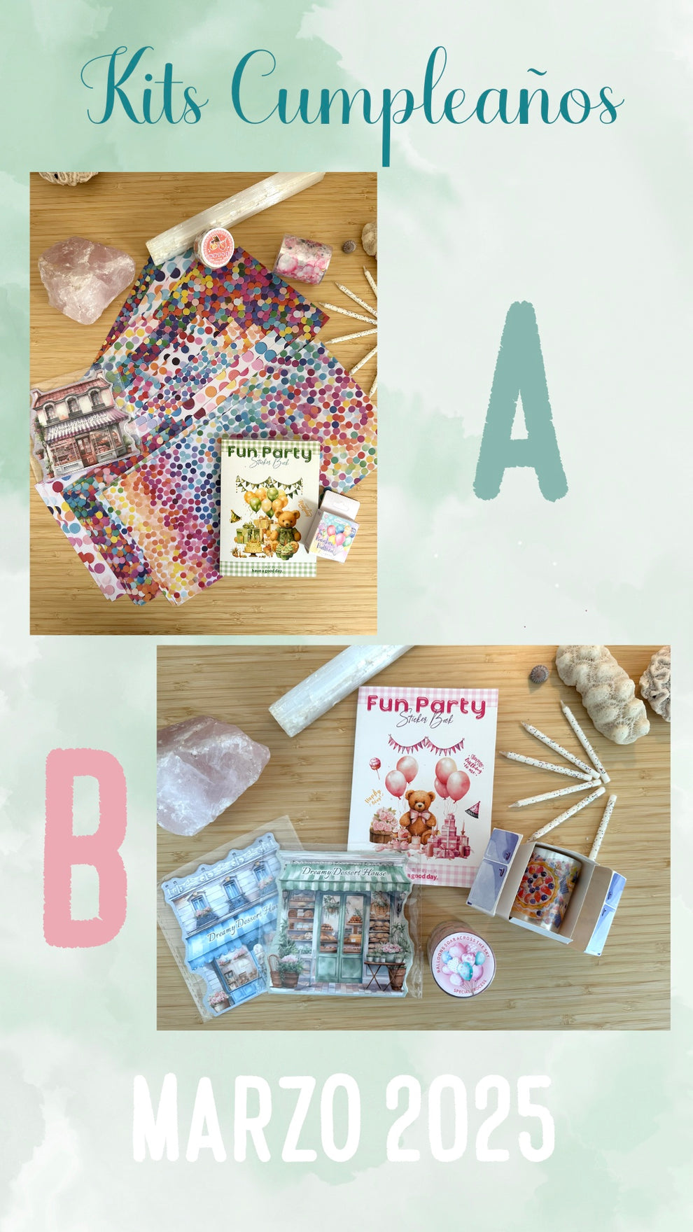 🎂 MINI KIT CUMPLEAÑOS 🍰 – La Papelería Mágica